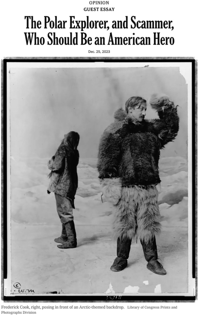 A Hero For Our Times - Frederick Cook Polar